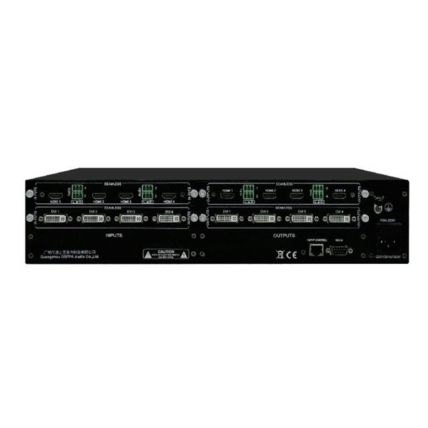 Matrice hybride 8 canaux sans soudure D6108 2K HD - Guangzhou DSPPA ...
